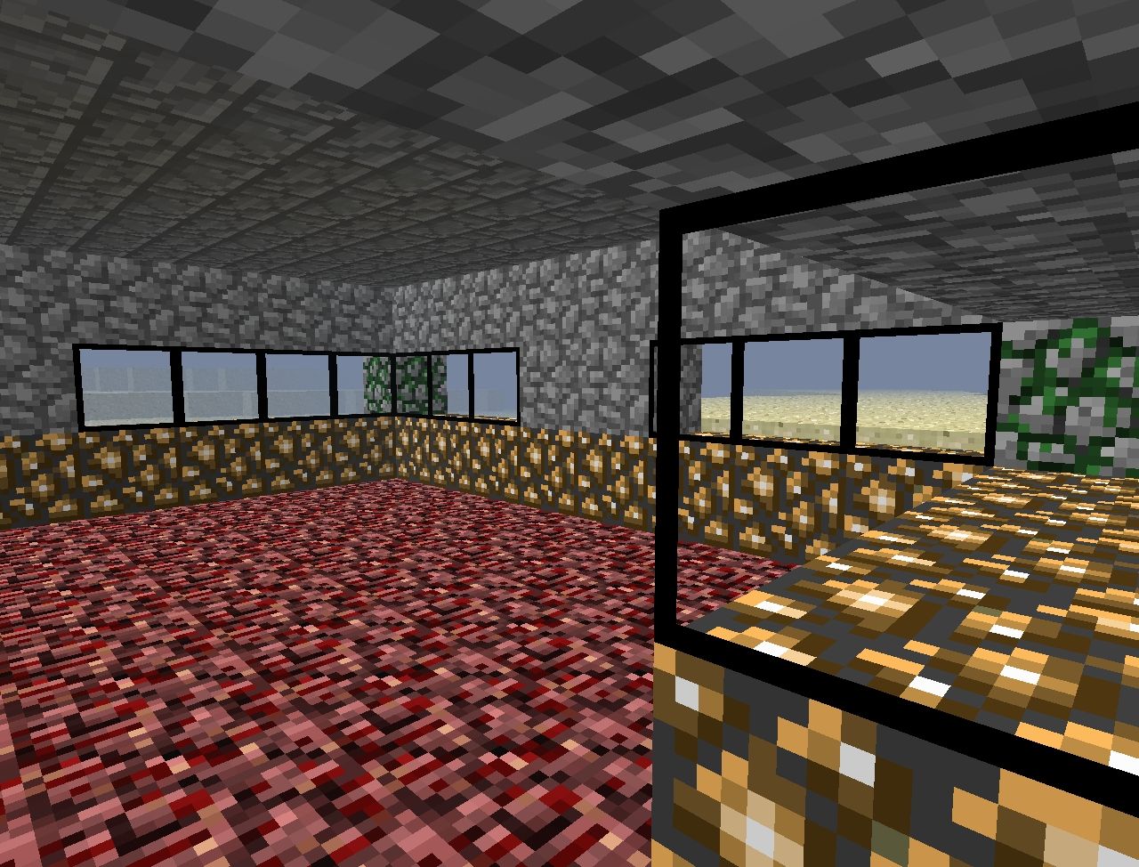 the house with cracks :) Minecraft Map