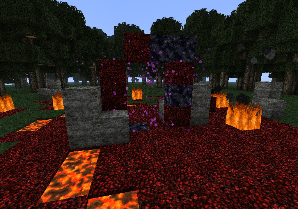 Natural Nether Portal Minecraft Map