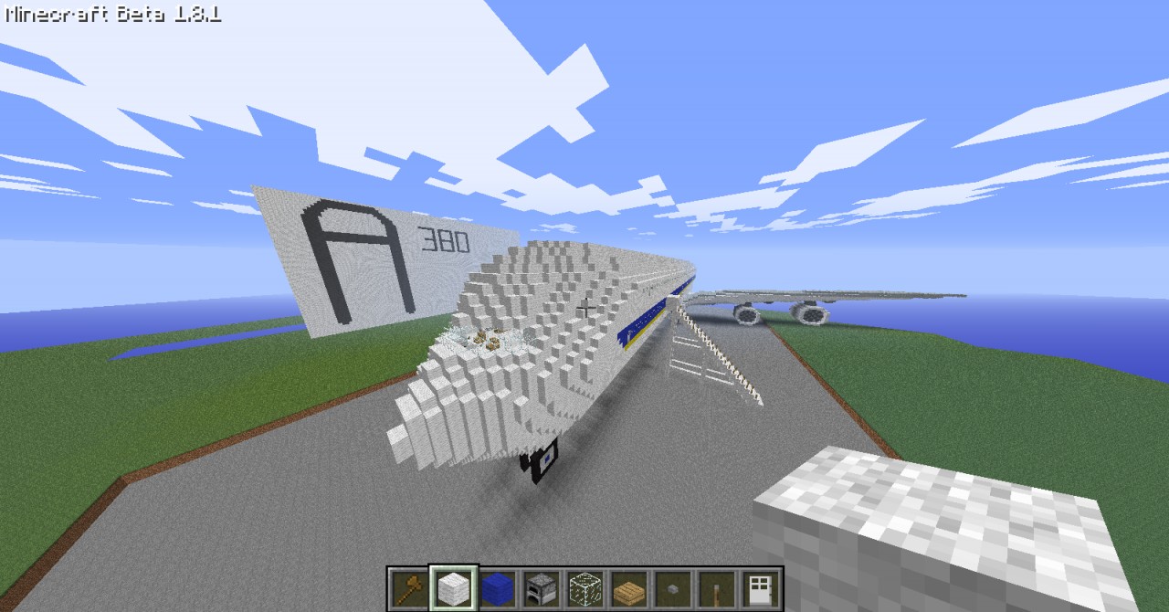 Airbus A380 Minecraft Map