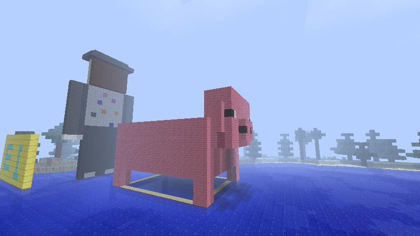 Statue Pig Minecraft Map