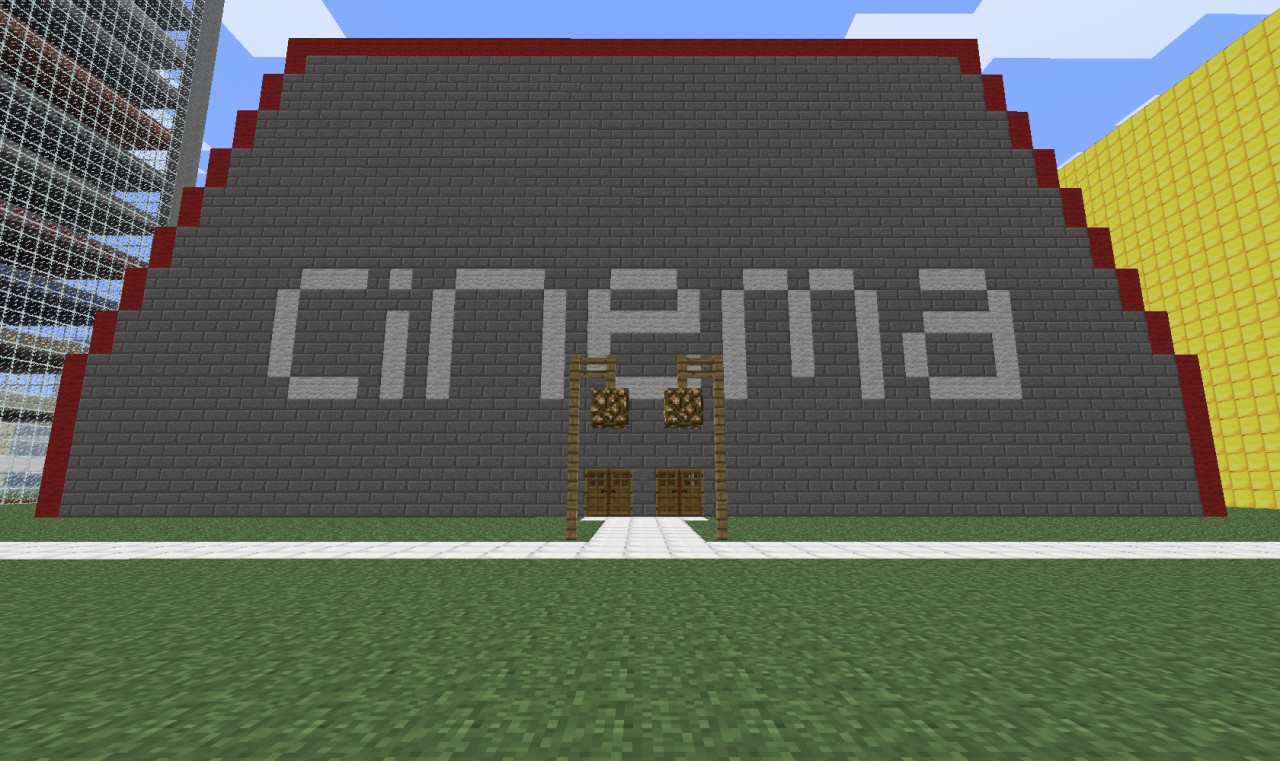 Big Screen Cinema Minecraft Map