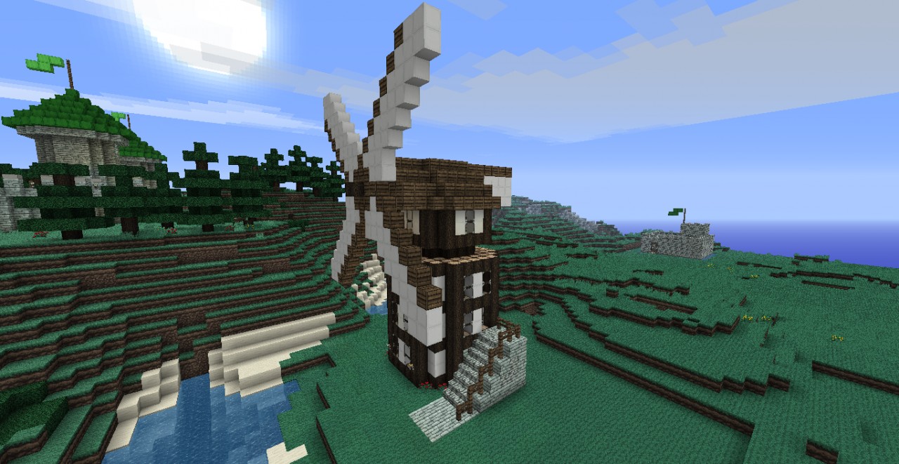 [Infrastructure] Town_Mill_Design_#1 Minecraft Map