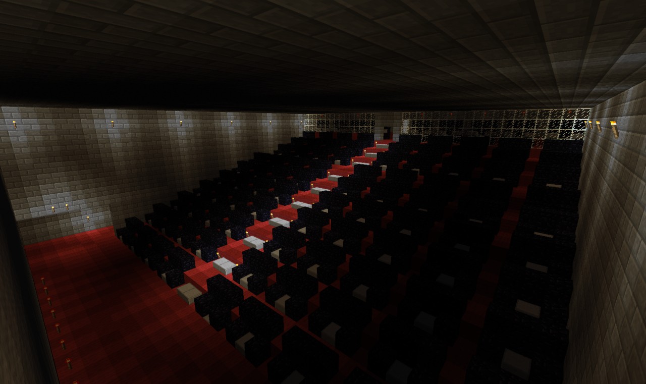 Big Screen Cinema Minecraft Map