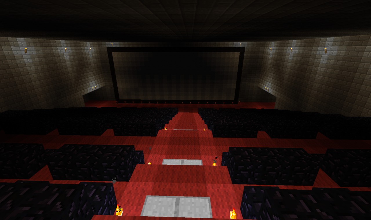 Big Screen Cinema Minecraft Map
