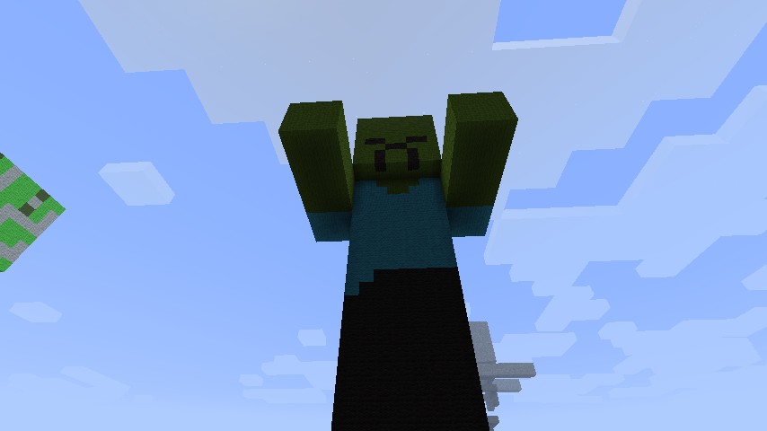 Zombie Statue Minecraft Map