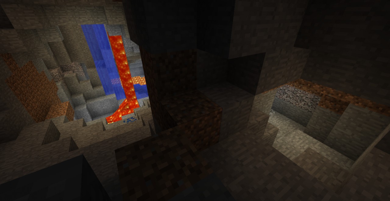 Lost In caves! Minecraft Map