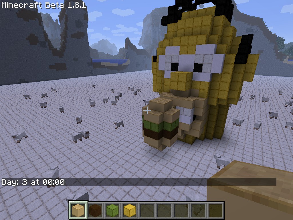 Homer Simpson Minecraft Map