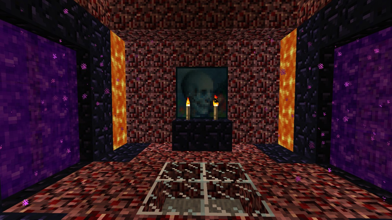 nether temple Minecraft Map