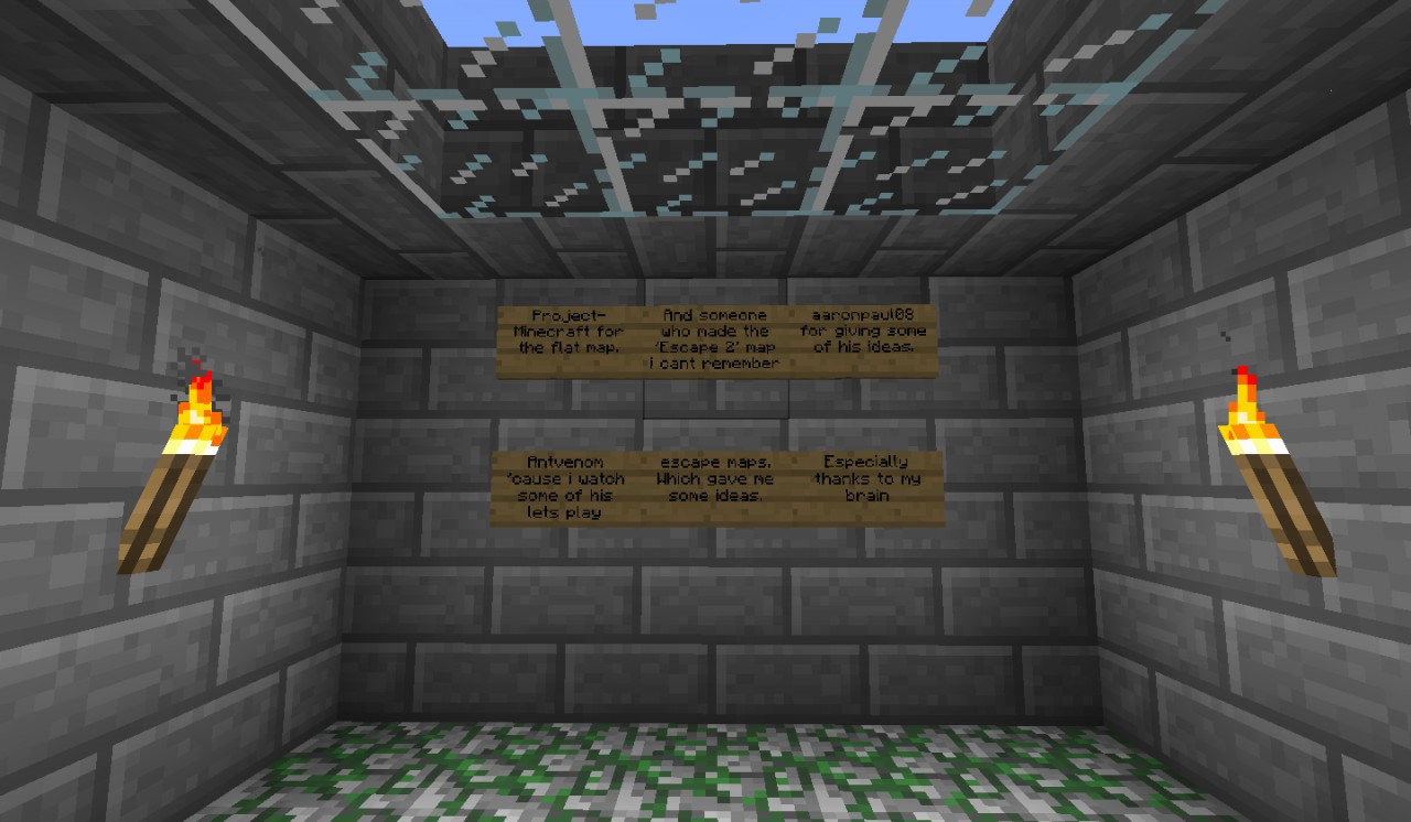 Escape Map! (Finished!) Minecraft Map