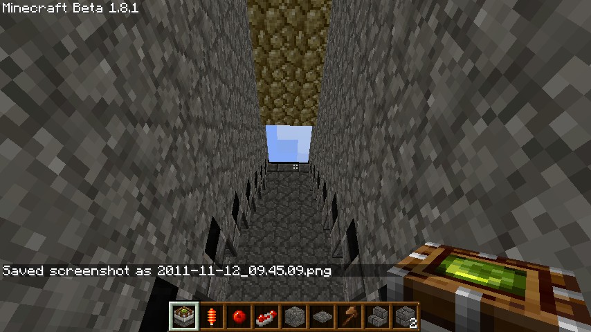 Hidden-Trap In stairs Minecraft Map