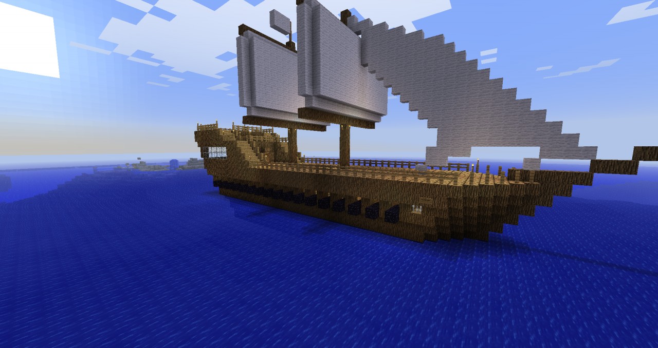 Ship battle Minecraft Map