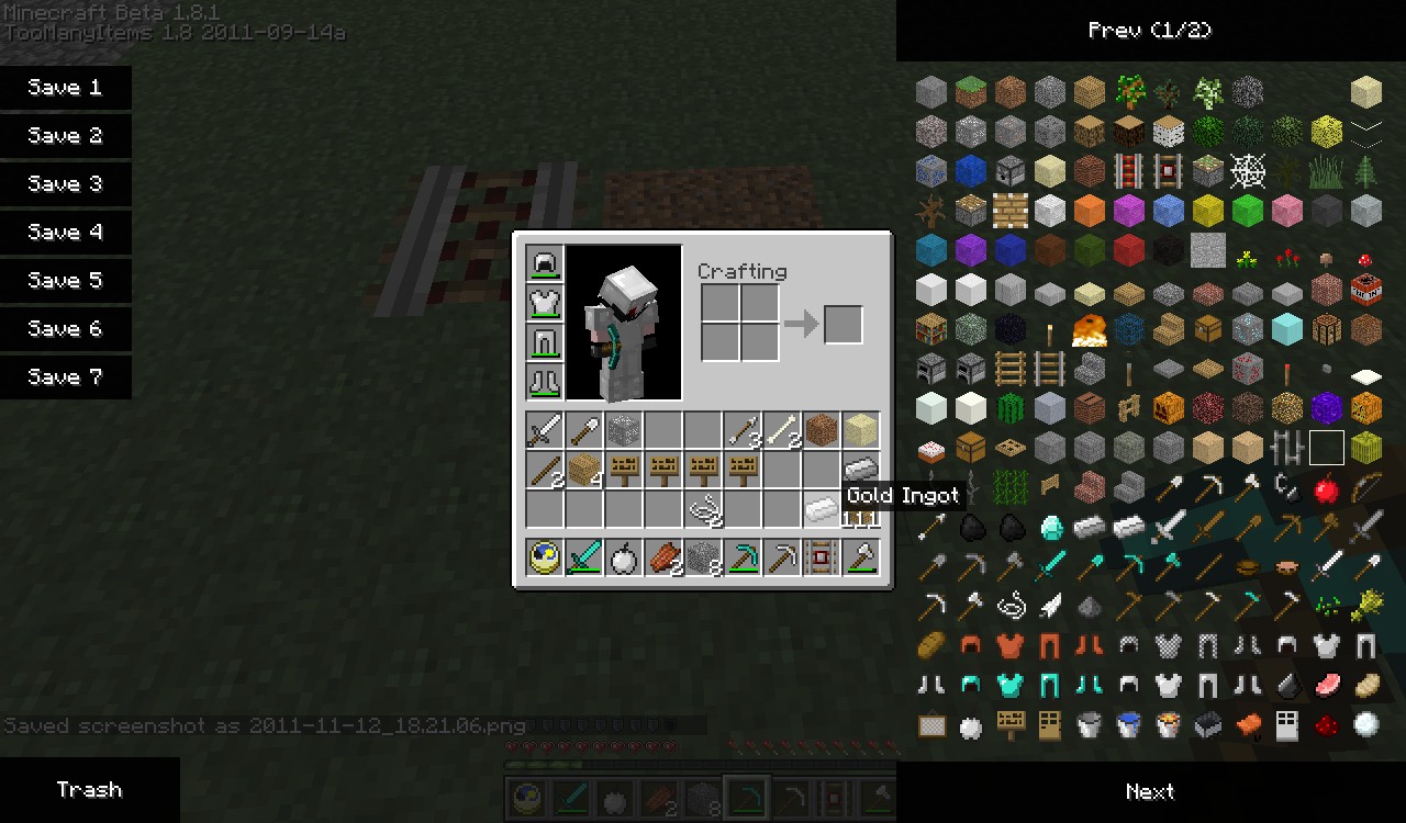 White Gold HD 32x32 bit Texture Pack v1.1(1.8 and 1.9 ready) Minecraft ...