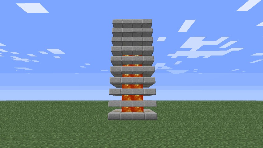 luminous column Minecraft Map
