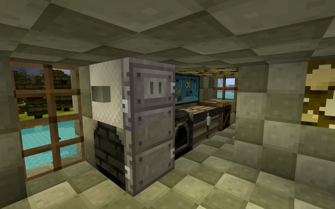 Three story two way elevator Minecraft Map