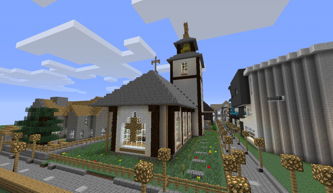Rural church Minecraft Map