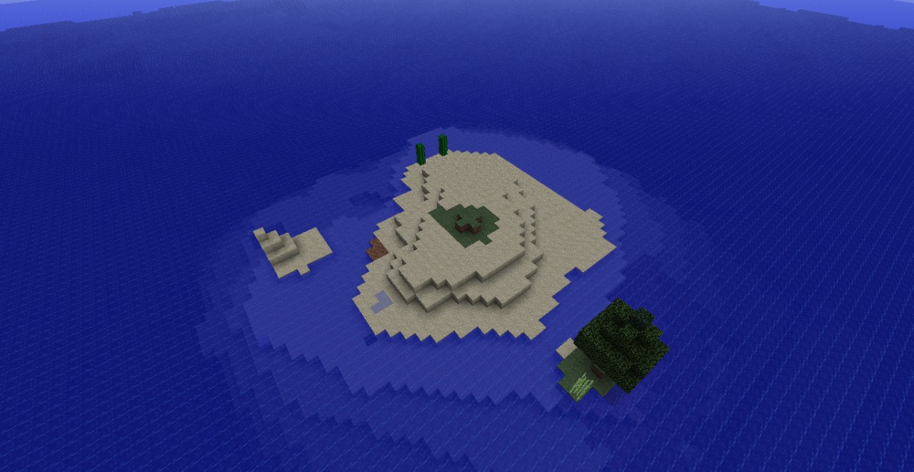 moded survival island Minecraft Map