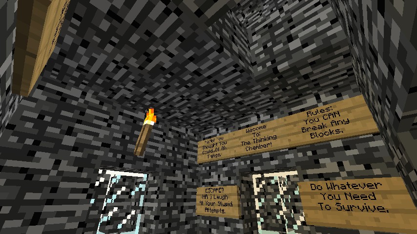 The Thinking Chamber Minecraft Map