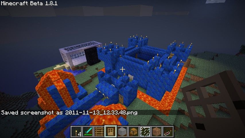 The Legendary Blue Castle Minecraft Map