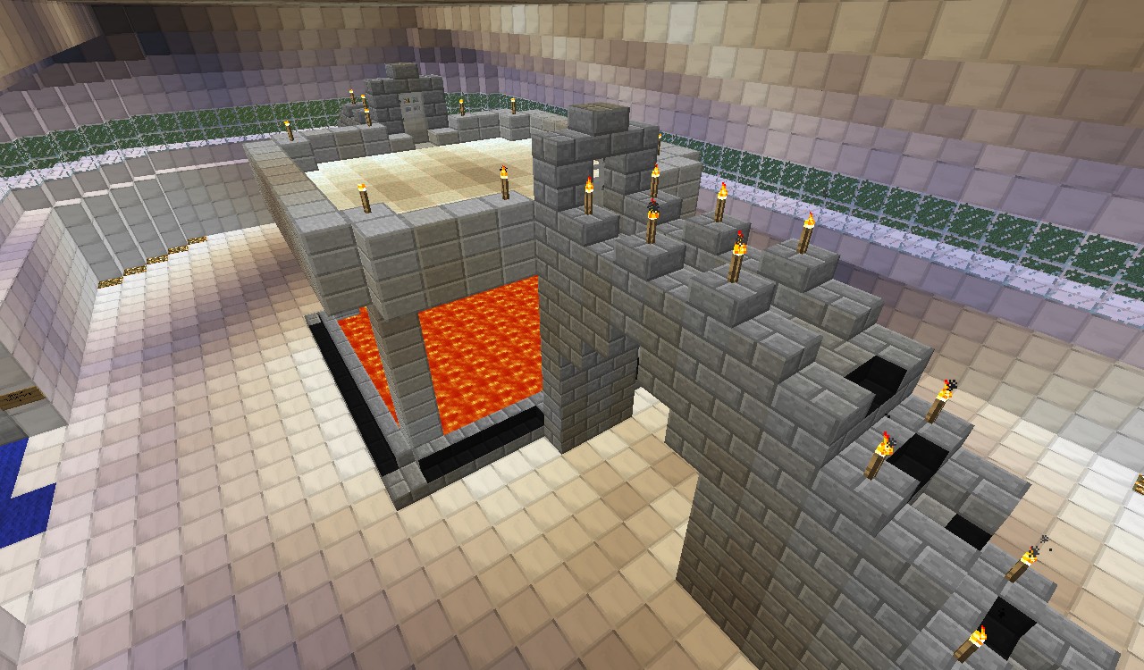 Spleef Arena Minecraft Map