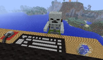 Giant notebook with MOB Minecraft Map