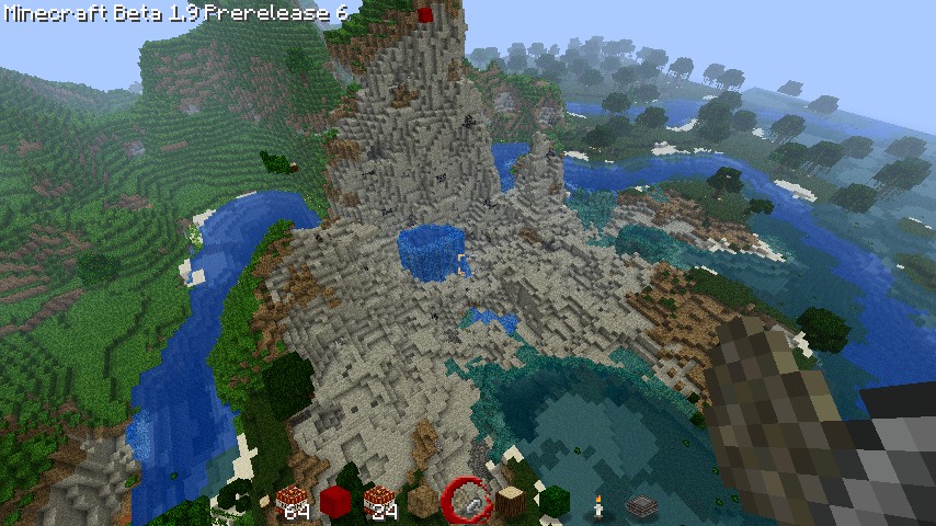 TNT Mountain Minecraft Map