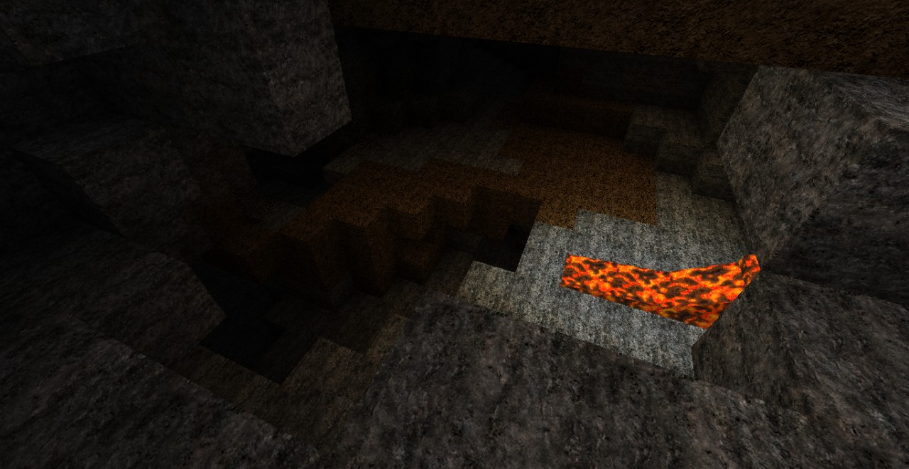 Beautiful landscape, flat and many caves. SEED Minecraft Map