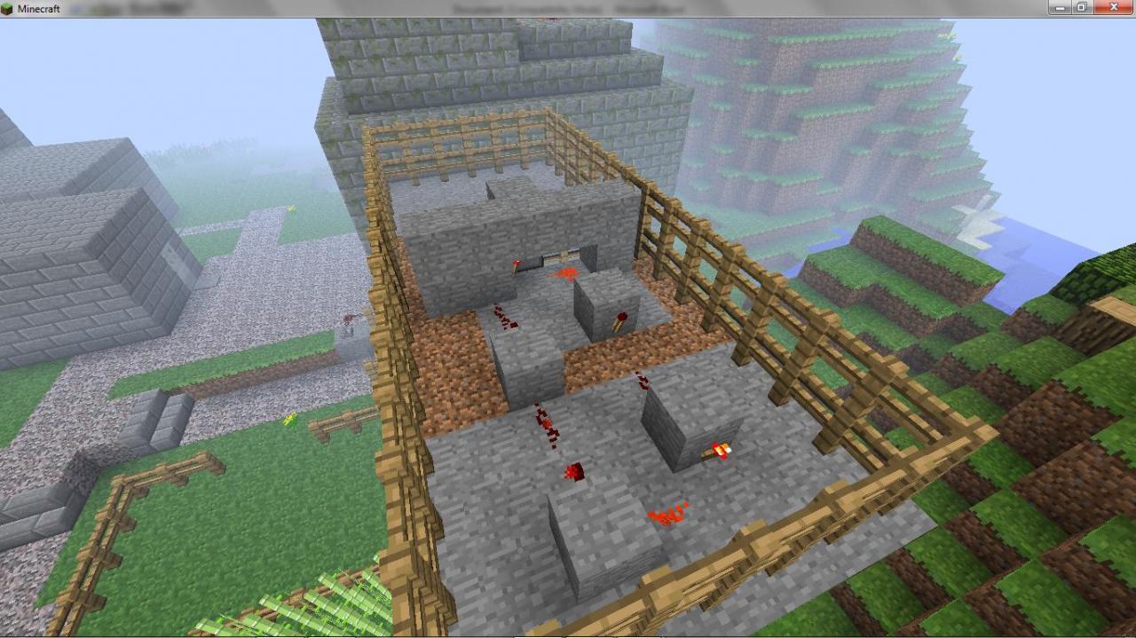 chicken cannon Minecraft Map
