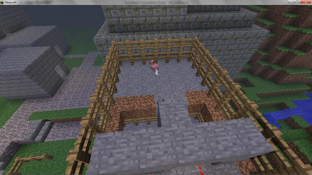 chicken cannon Minecraft Map