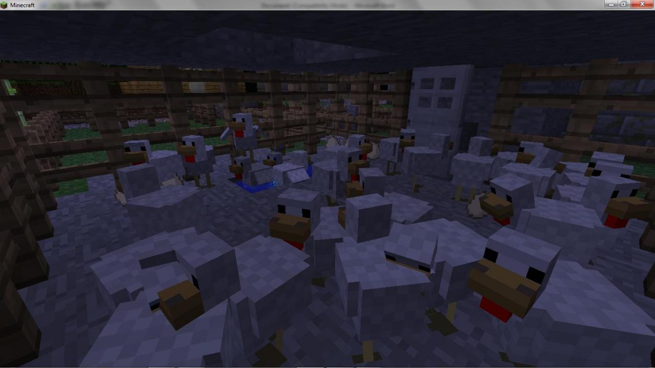 chicken cannon Minecraft Map