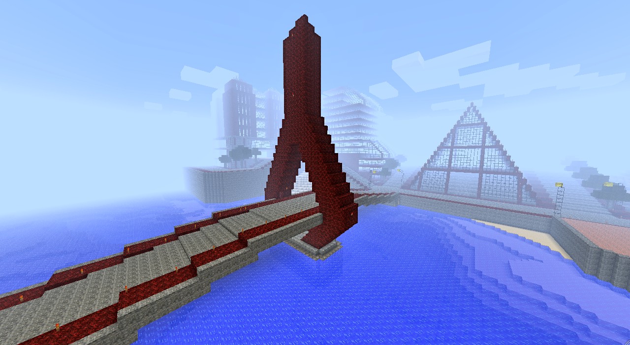 Netherrack Bridge Minecraft Project