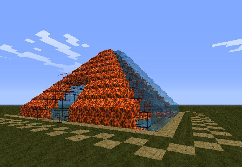 Lava and Water Piramide ( By -Milky- ) Minecraft Map