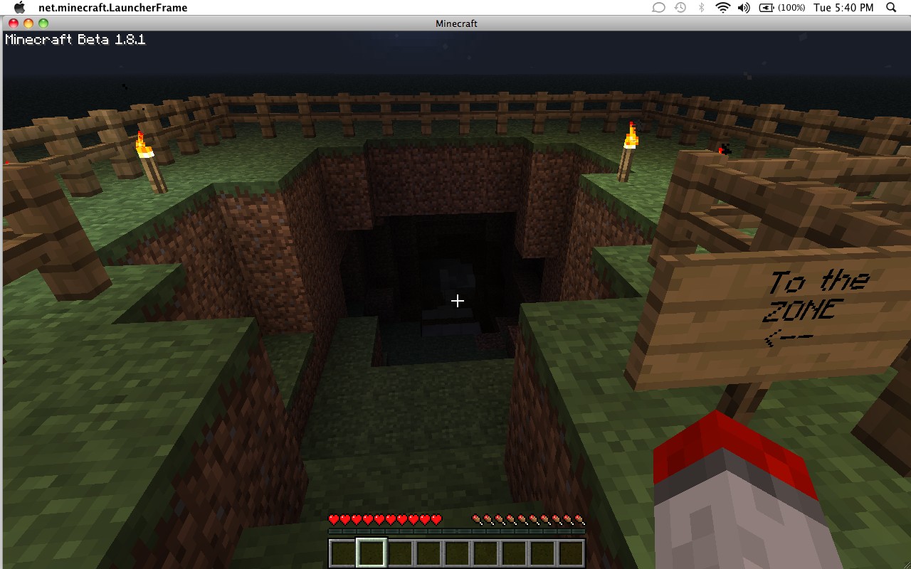 The "ZONE" intense adventure map Minecraft Map