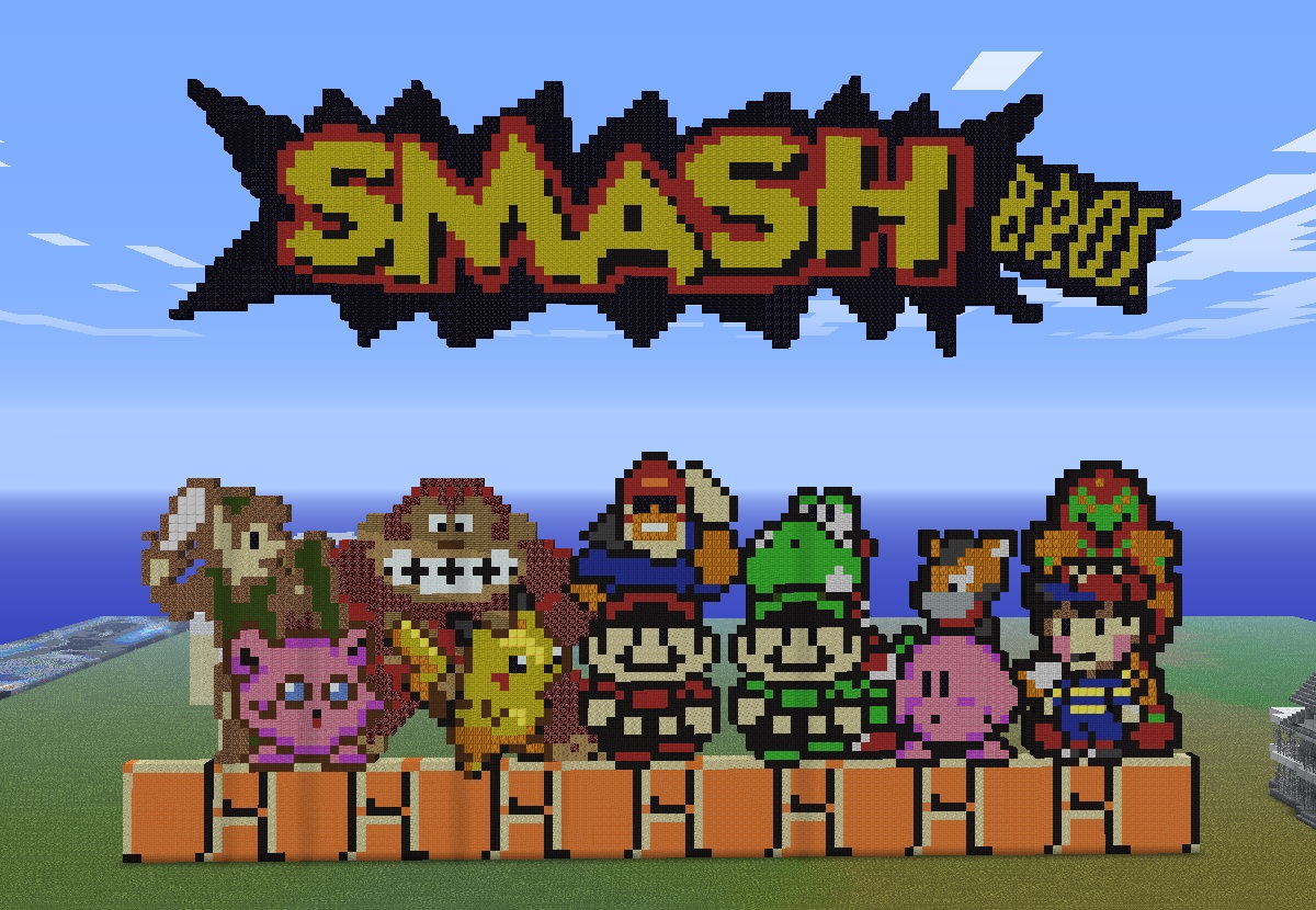 The Smash Bros. Minecraft Map
