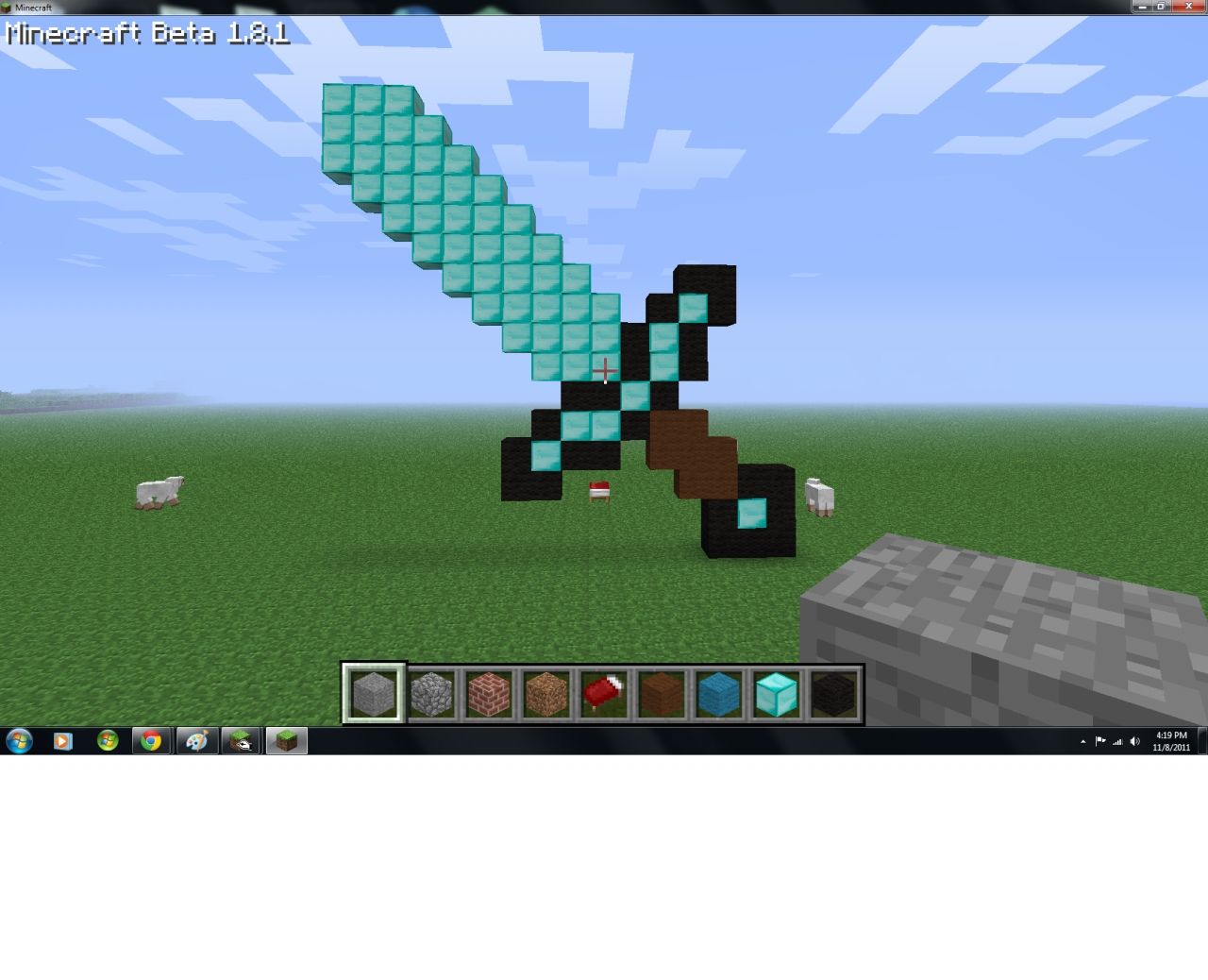 Diamond Sword Minecraft Map