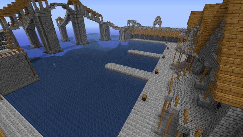 High Elven Village and Port by Joshcvb Minecraft Map