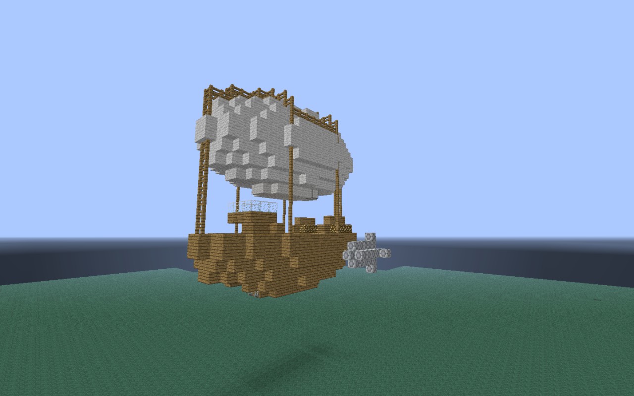 transport zeppelin Minecraft Map