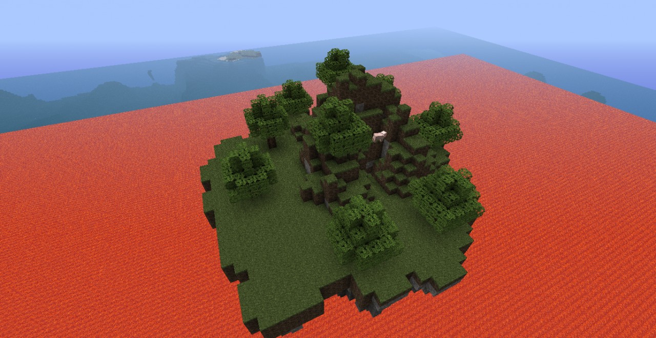 Lava Land Survival Challenge Minecraft Map