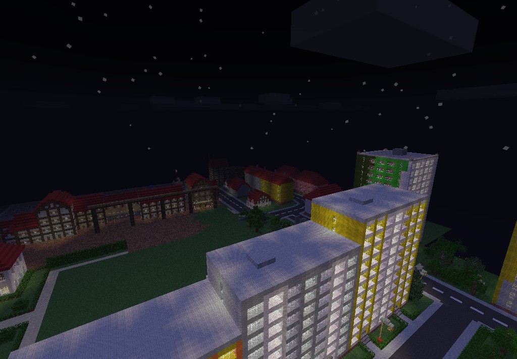 Night Platenberg from air ! Minecraft Map