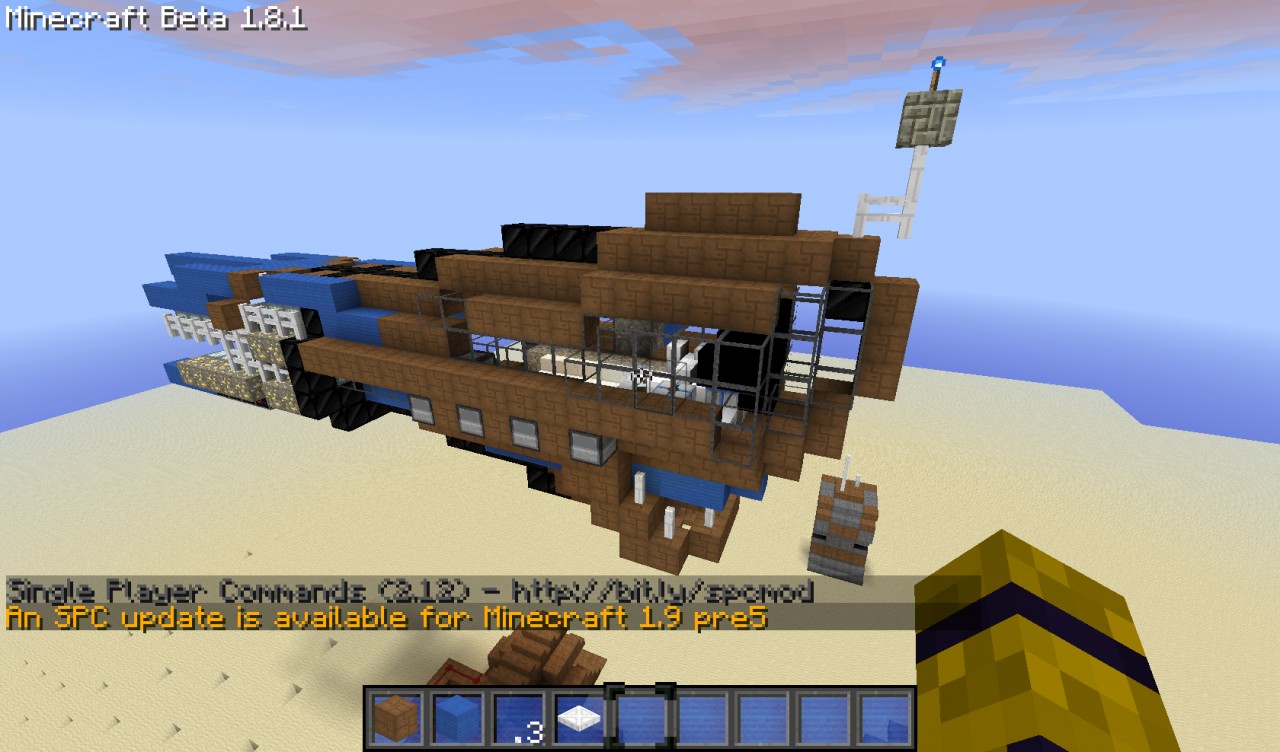 bounty hunter ship Minecraft Map