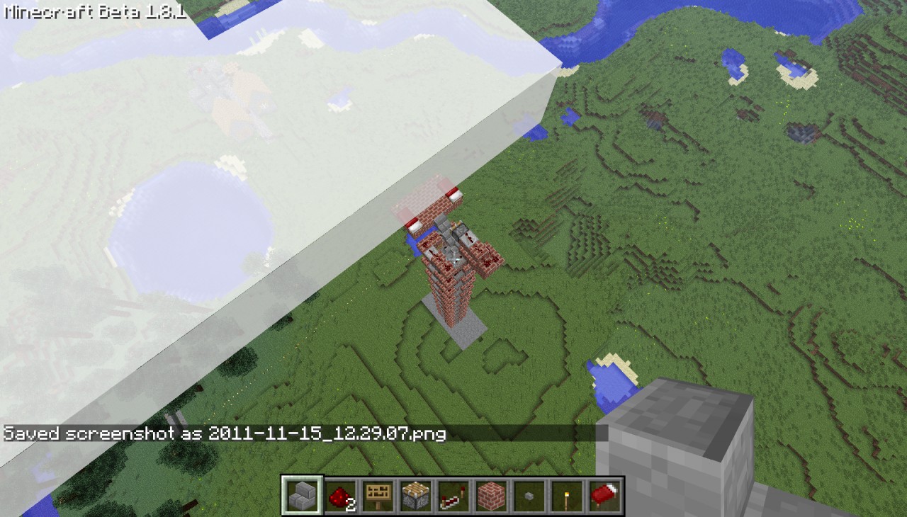 Huge redstone elevator Minecraft Map