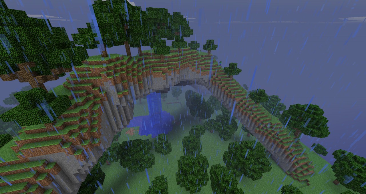 Awsome Water Fall Minecraft Map