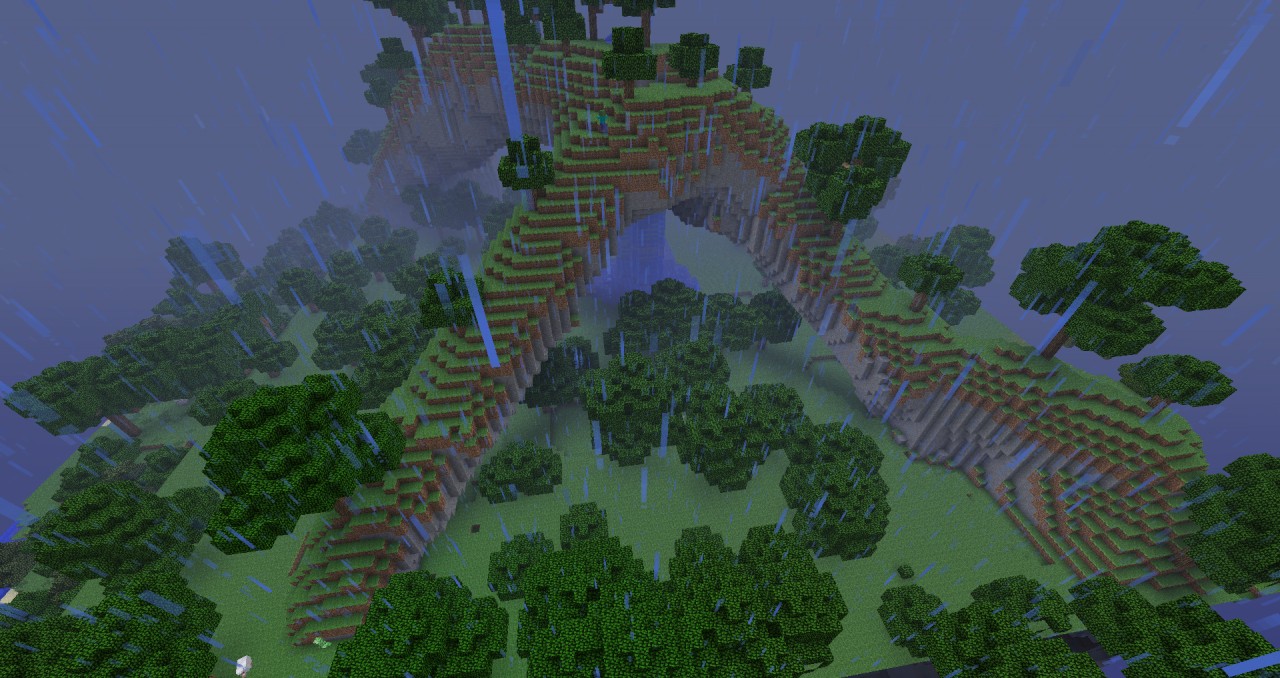 Awsome Water Fall Minecraft Map