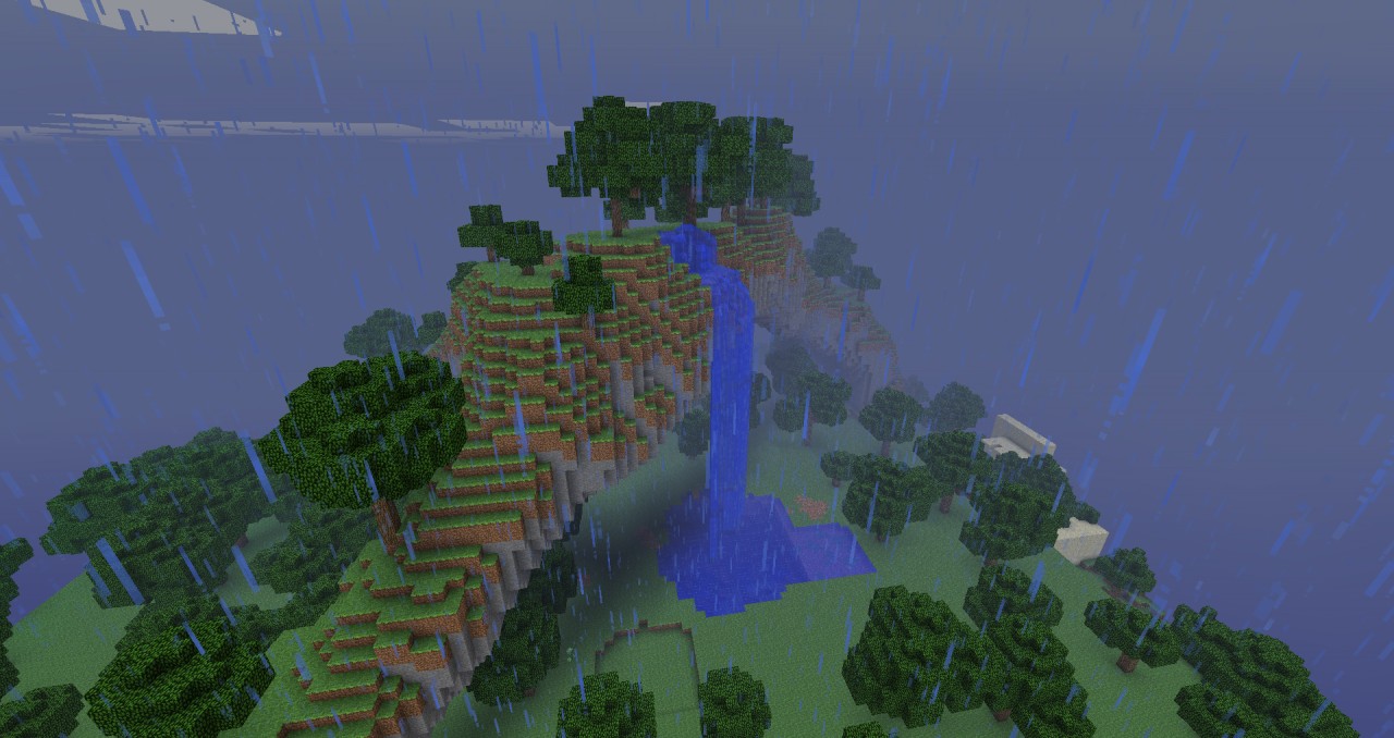 Awsome Water Fall Minecraft Map
