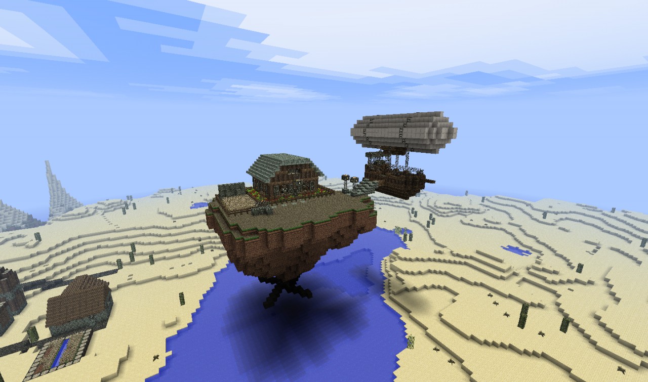 Floating Steampunk Farm (y2bd Contest) Minecraft Map