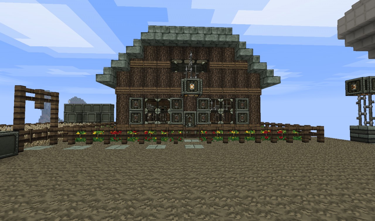 Floating Steampunk Farm (y2bd Contest) Minecraft Map