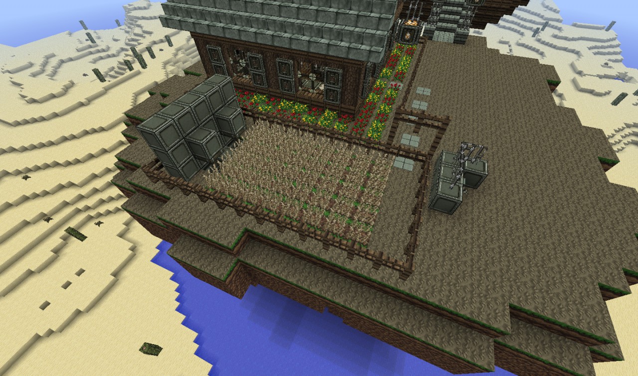 Floating Steampunk Farm (y2bd Contest) Minecraft Map