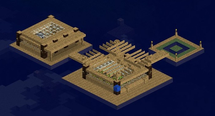House Raft Minecraft Map