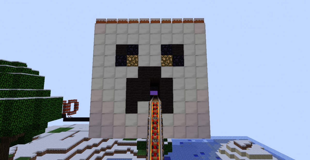 Ultimate Minecraft Creeper coaster! Minecraft Map