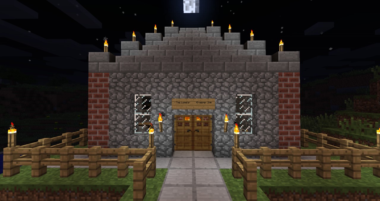 The Lonely Creeper Inn Minecraft Map