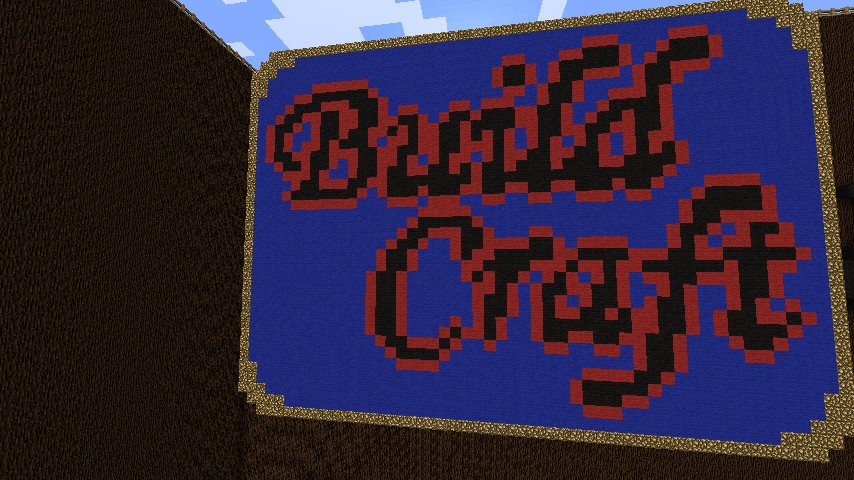 BuildCraft Sign Minecraft Map